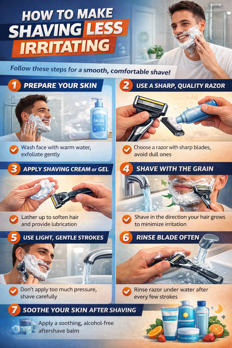 How to Make Shaving Less Irritating: The Ultimate Guide for Smooth ...